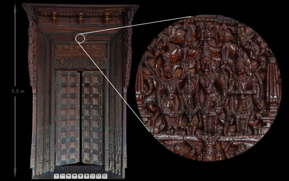 Chettinad Doorway | High Resolution Gigapixel Photography Of Artefact